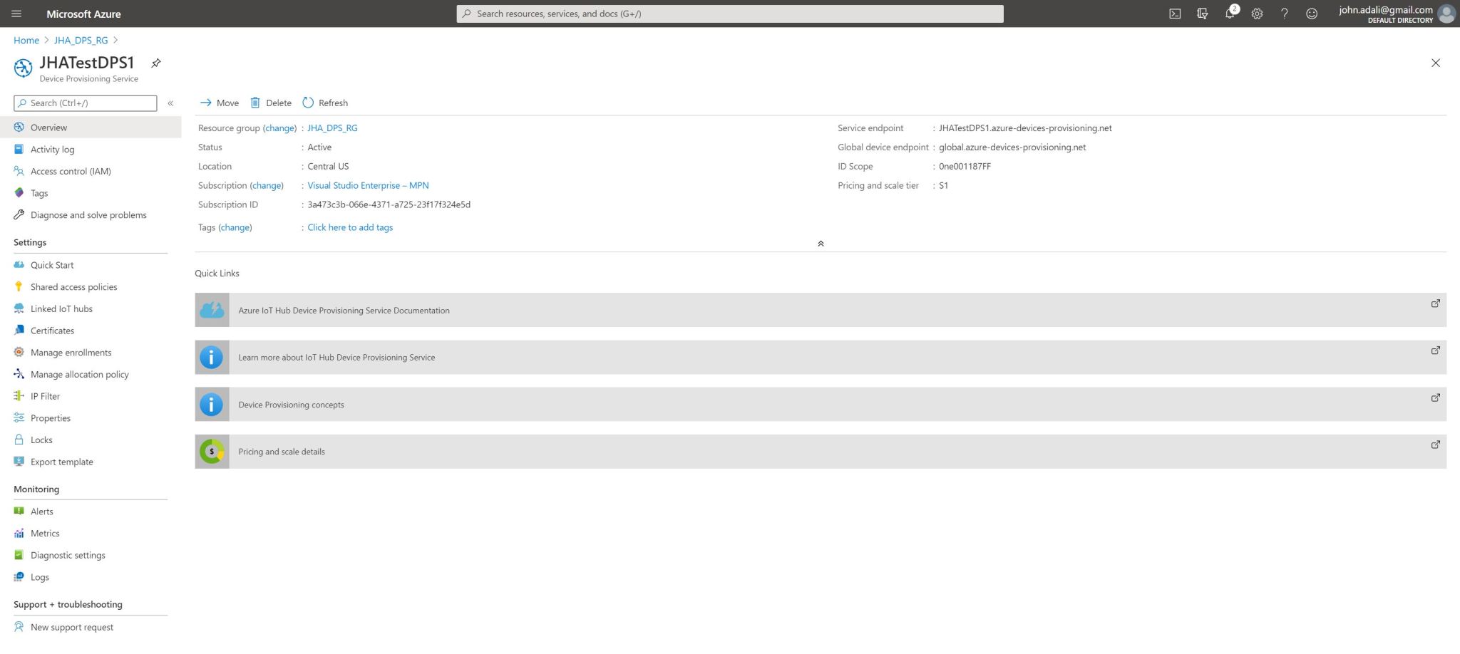 Getting Started with Azure Device Provisioning Service – John Adali